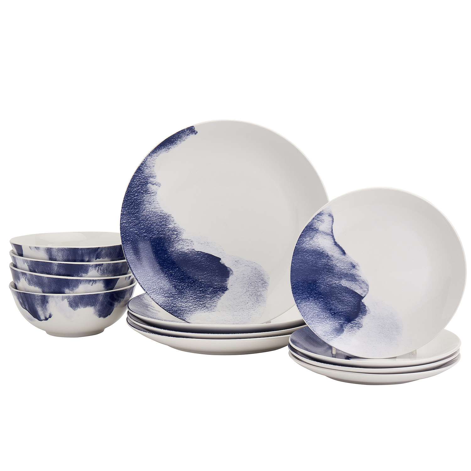 12-Piece The Big One Dinnerware Set (4 Designs) $25.49 + Free Store ...