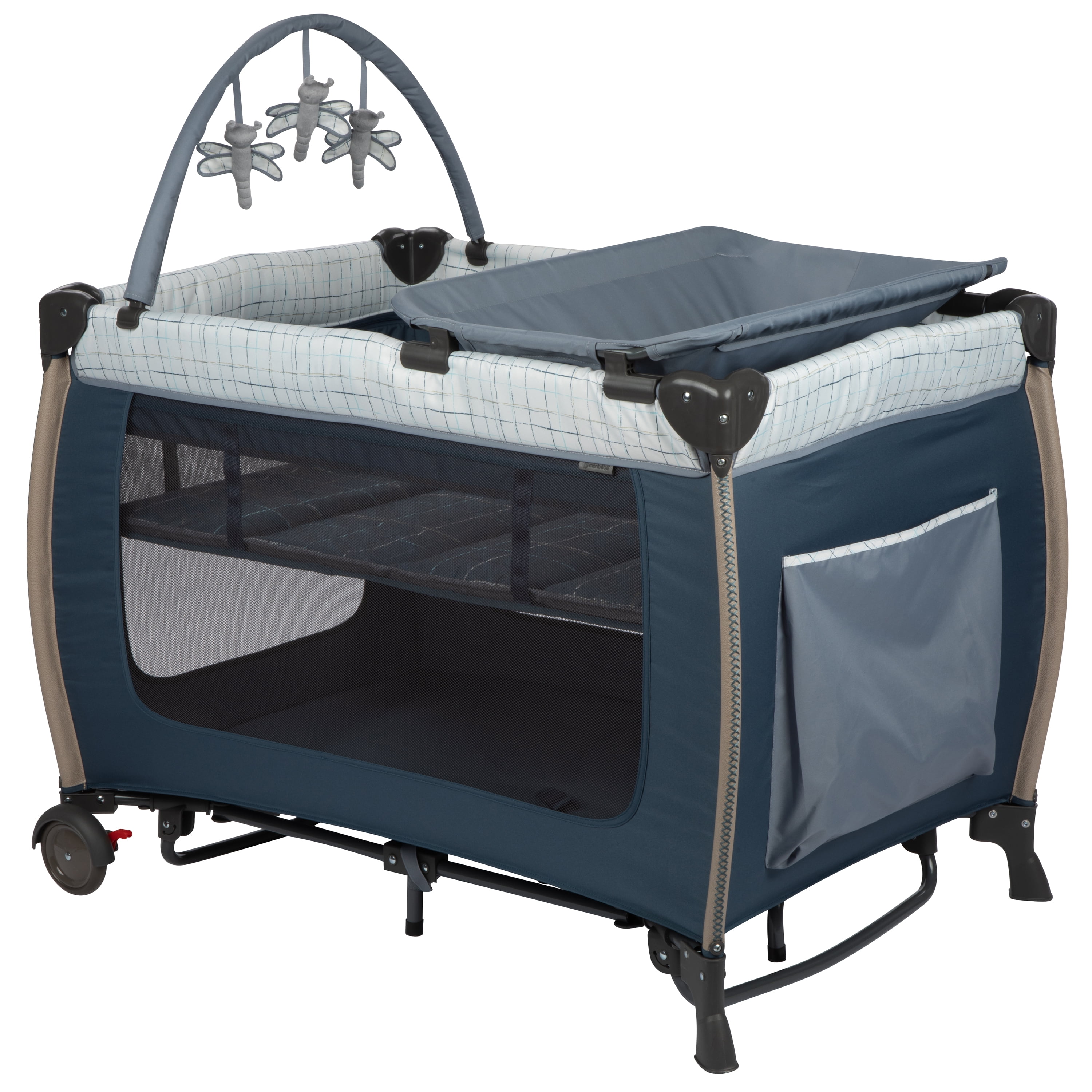 Monbebe Willow Rocking Play Yard w/ Full Size Bassinet (Plaid) $54.30 ...