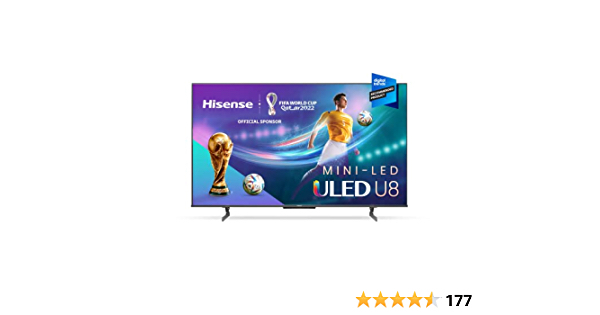 Hisense U8H QLED Series Quantum 4K ULED Mini-LED 65-Inch (65U8H - 2022 ... Hisense U8H QLED Series Quantum 4K ULED Mini-LED 65-Inch (65U8H - 2022 ...