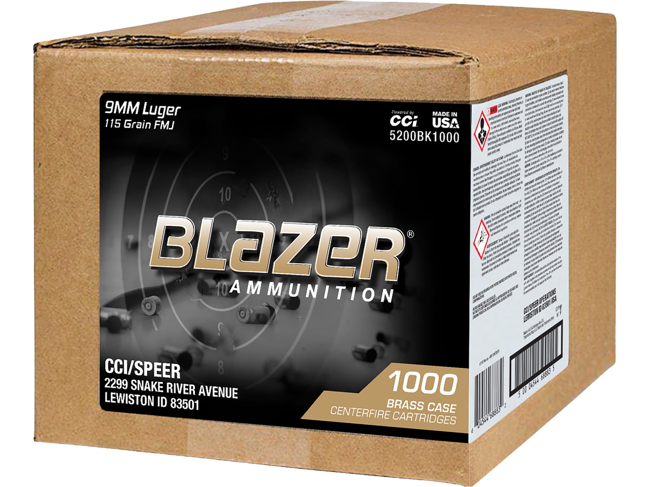 Blazer 9mm Ammo - $249.99 + Free Shipping 1K rounds