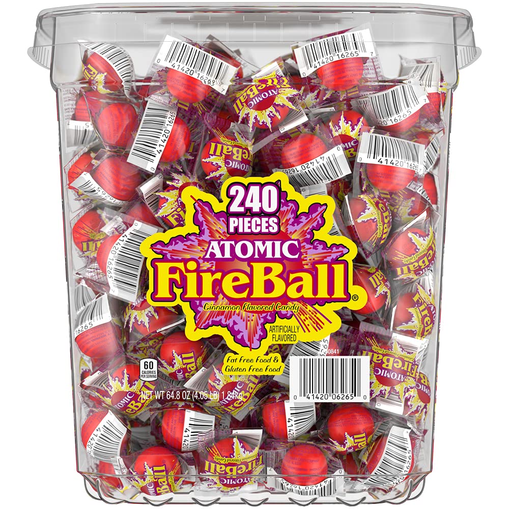 240-Count Atomic Fireballs Candy (4lbs) $10 w/ S&S + free shipping w ...