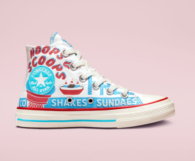 Converse Chuck 70 Sweet Scoops Little Kids' High Top Shoes or Frozen ...