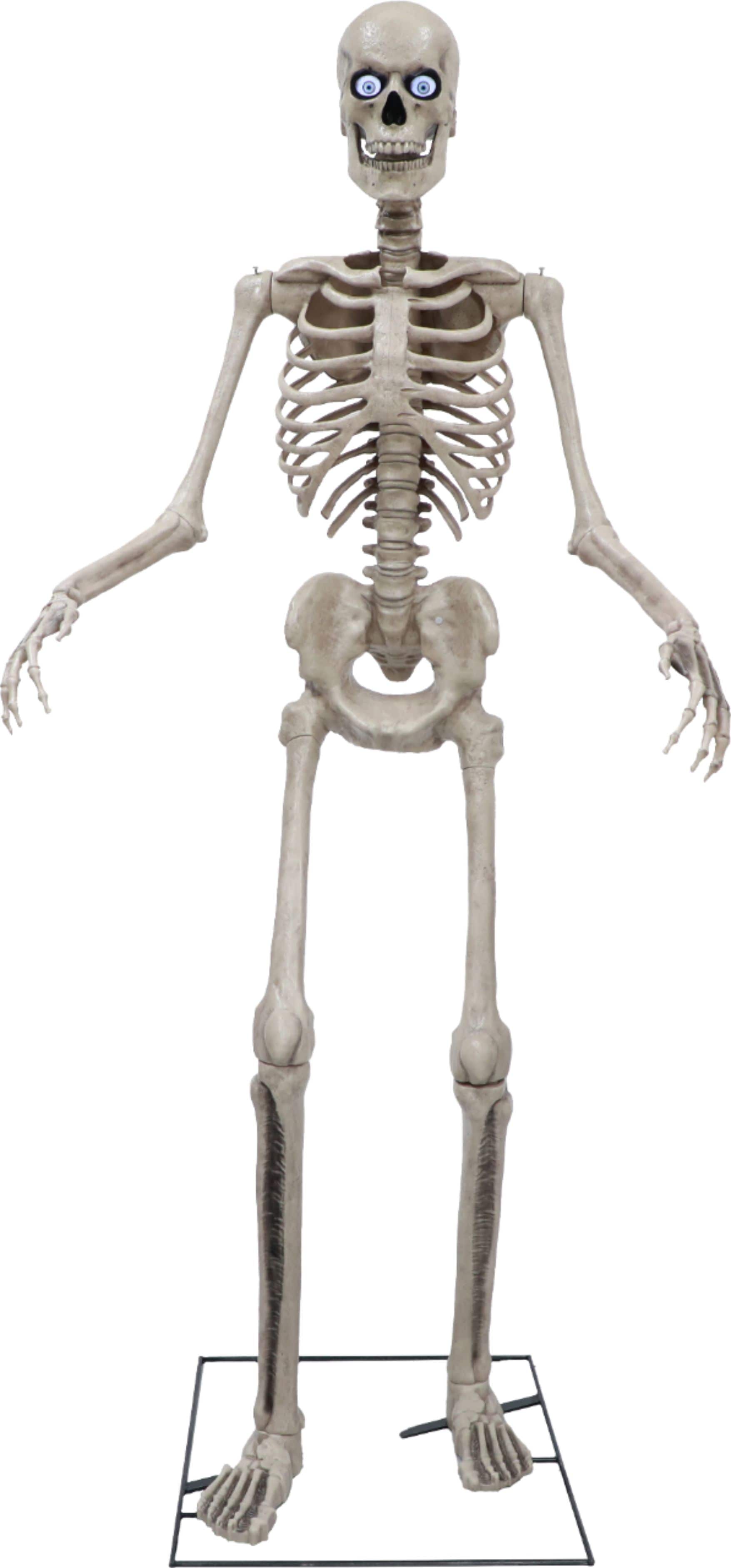 Seasonal Visions International - 8ft Towering Skeleton with posable ...