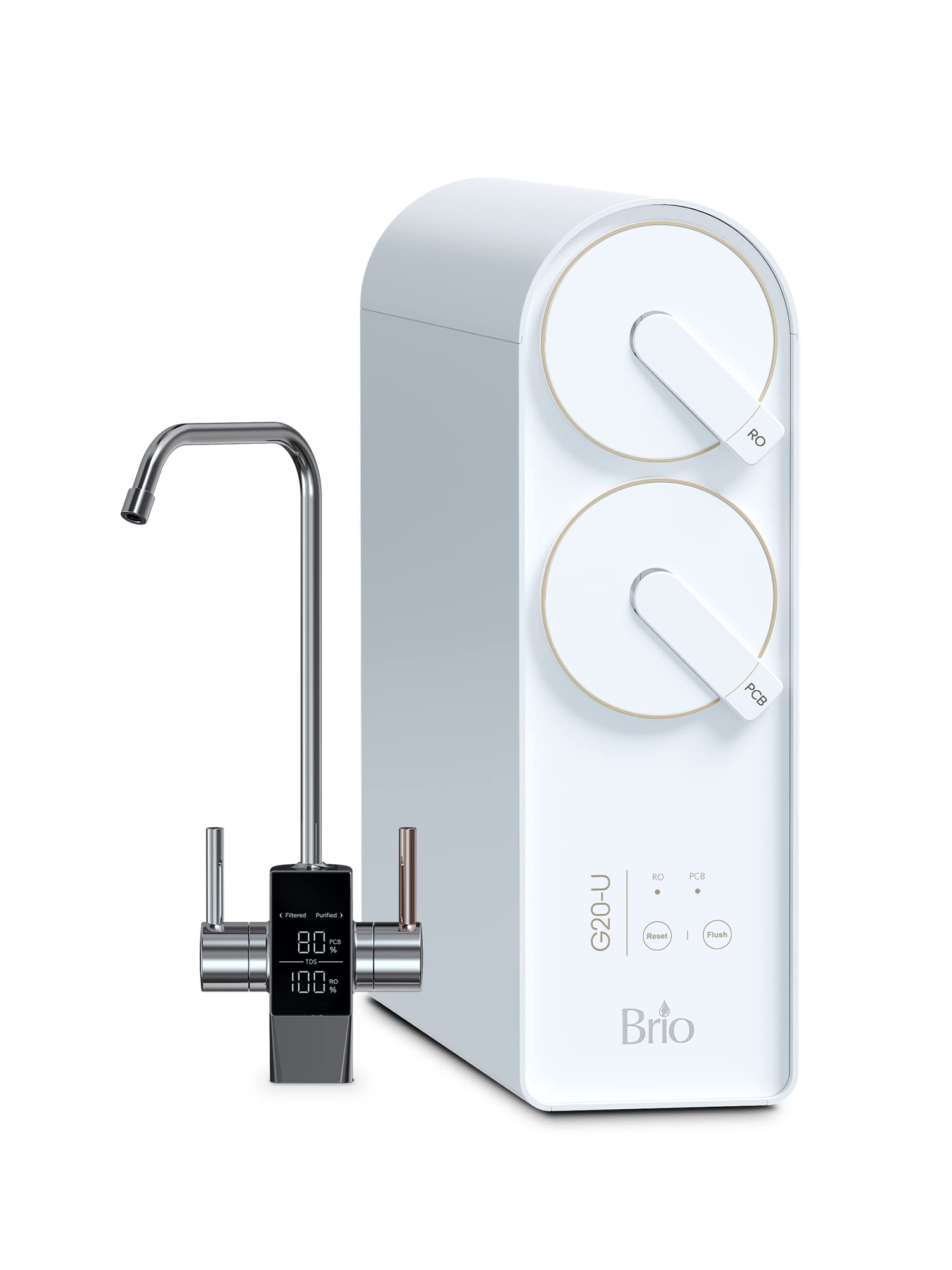 Brio Reverse Osmosis Water Filtration System, 700 GPD, 2:1 Pure to ...