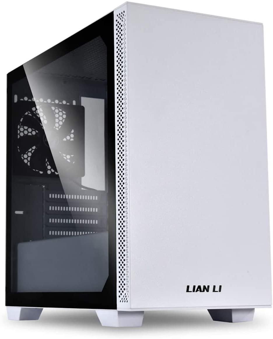 Lian Li 205M microATX Mid-Tower PC Gaming Case w/Tempered Glass Side ...