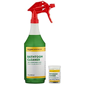 Amazon Commercial Dissolvable Bathroom Cleaner Kit w/ 6 Refill $3.60 or ...
