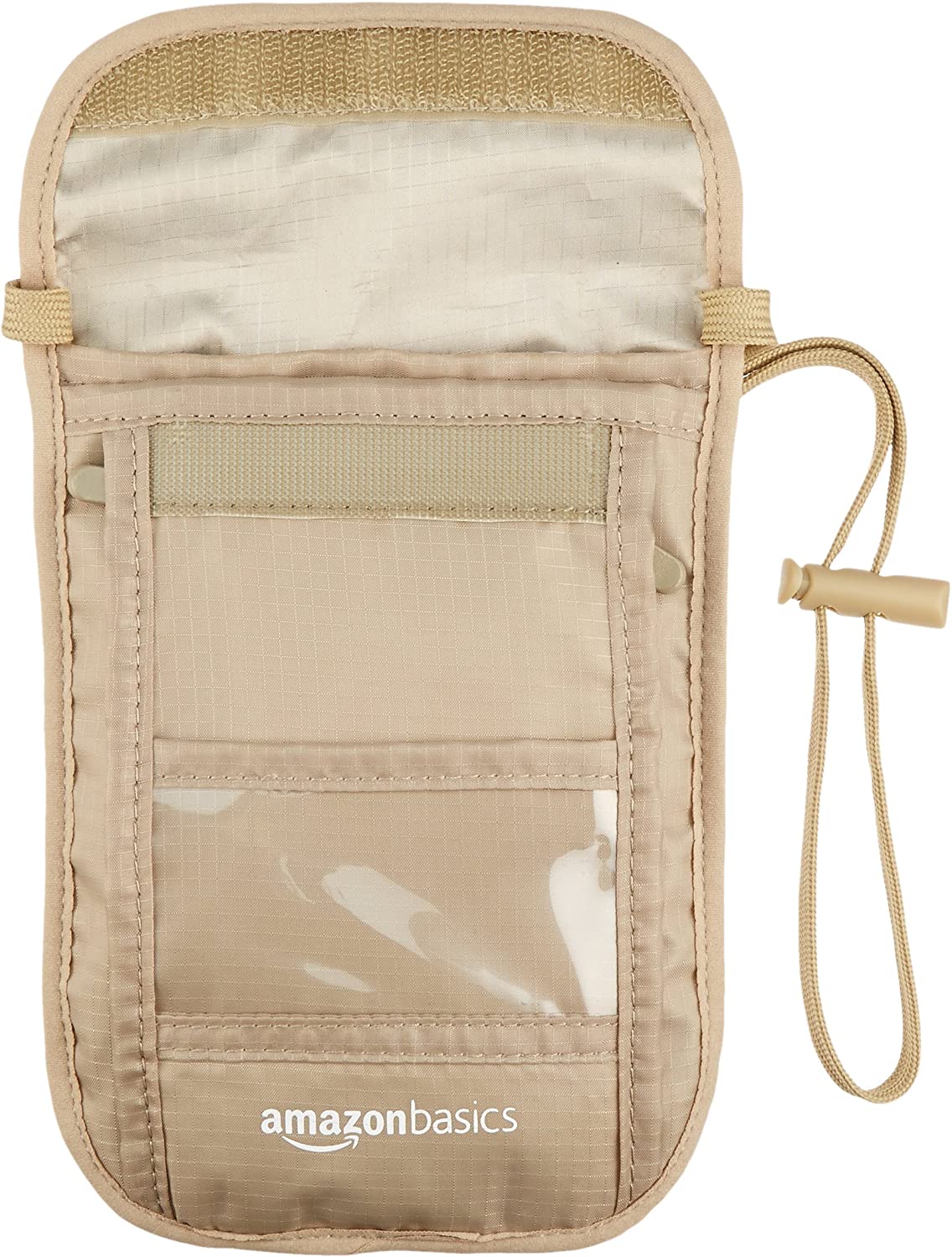 Amazon Basics RFID Travel Neck Passport Holder Wallet $3.19 shipped w ...