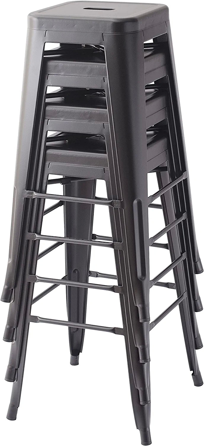 Amazon Basics Metal Bar Stools - 30-Inch, Set of 4 $41.25 shipped w/ Prime