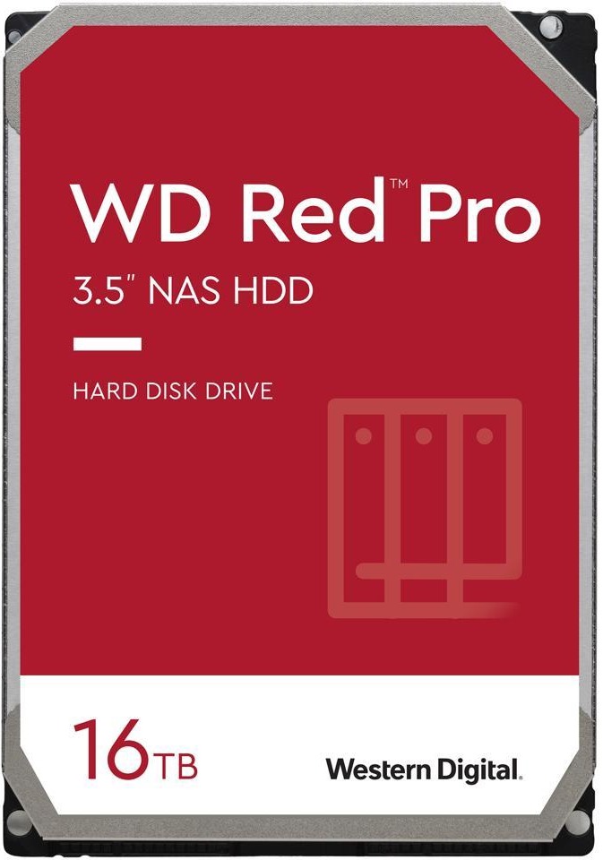 16TB Western Digital WD Red Pro 7200RPM 3.5" NAS Internal Hard Drive
