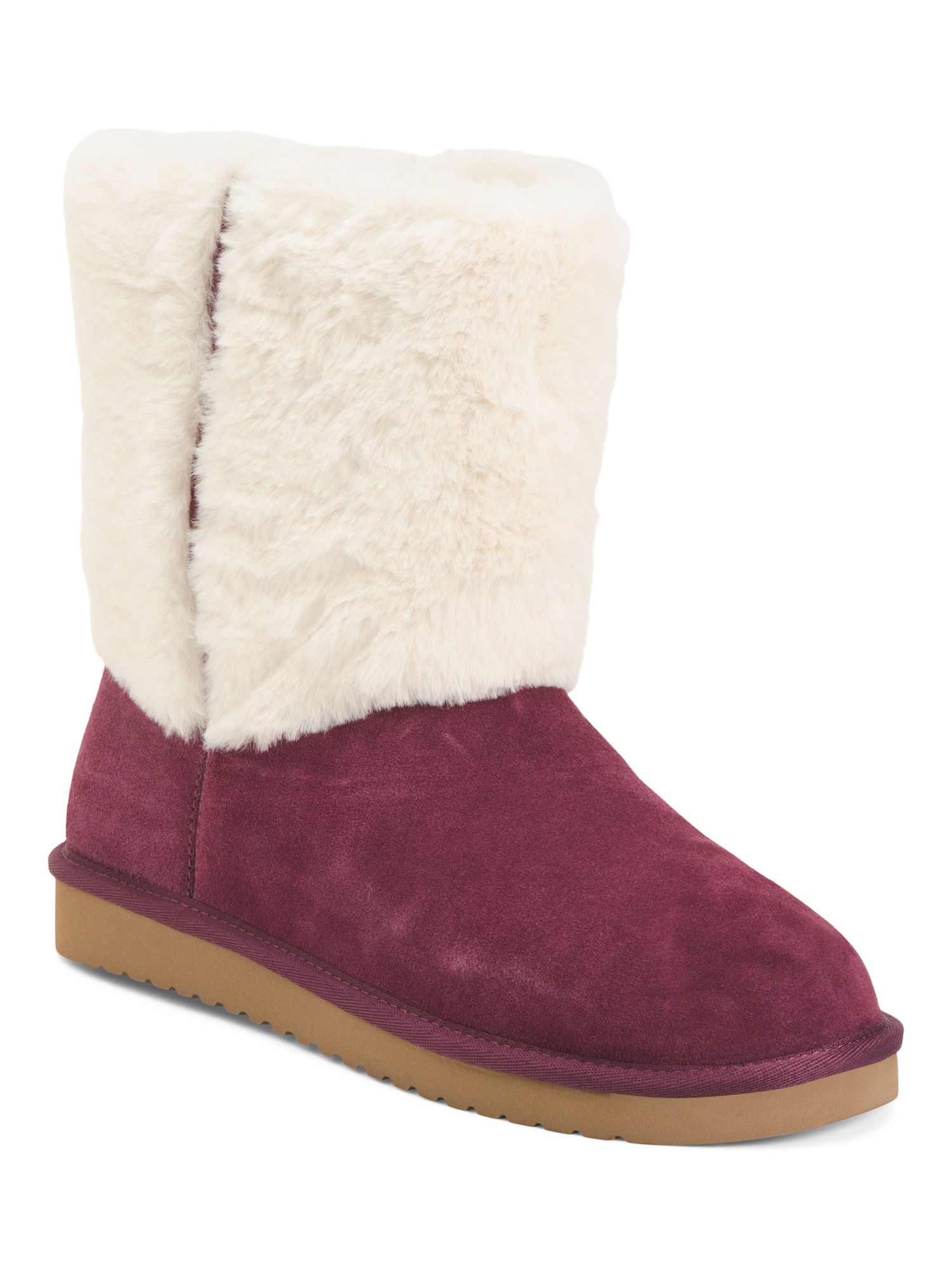 KOOLABURRA BY UGG Suede Aubrei Cozy Boots 32