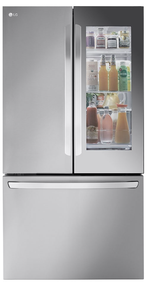 LG Counter-depth InstaView 26.5-cu ft Smart French Door Refrigerator ... LG Counter-depth InstaView 26.5-cu ft Smart French Door Refrigerator ...
