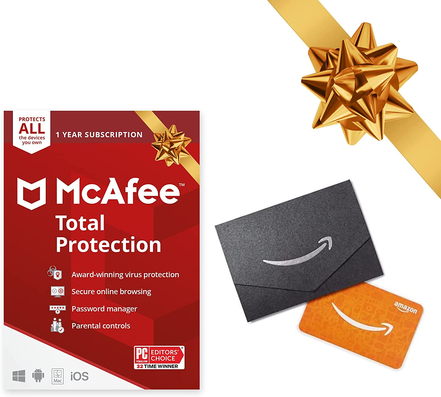 McAfee Total Protection | Unlimited Devices | 1 Year Subscription | Key ...