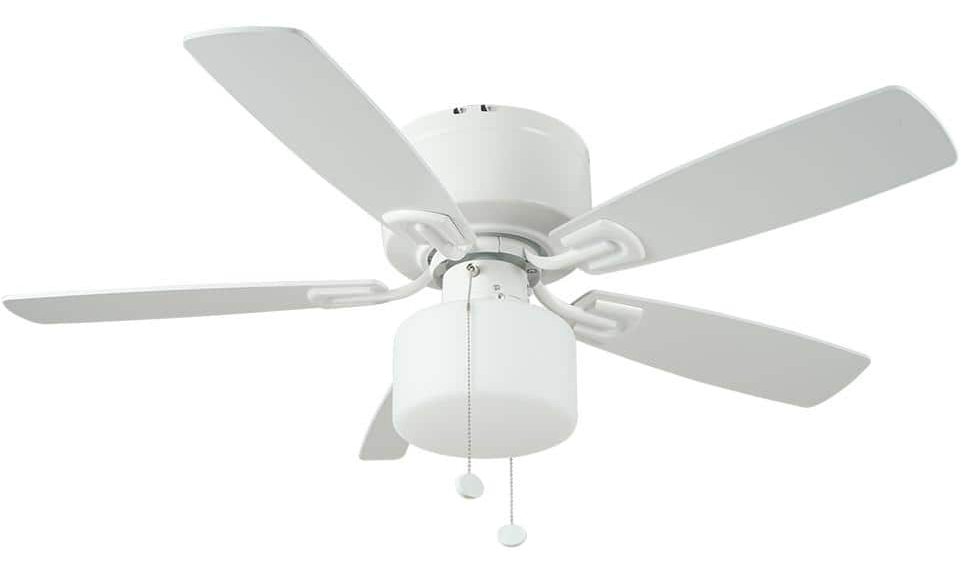42" Bellina LED Indoor Ceiling Fan w/ Light Kit (Matte White)