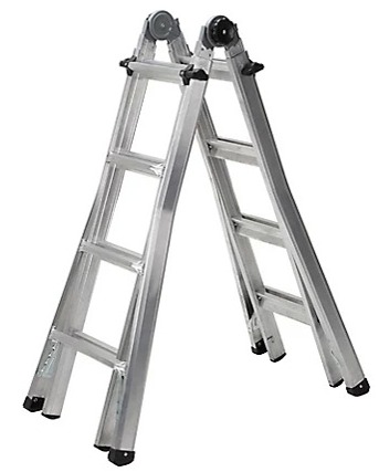 BJ's Wholesale Club COSCO 18 ft. Max Reach Multi-Position Ladder, 300lb ...