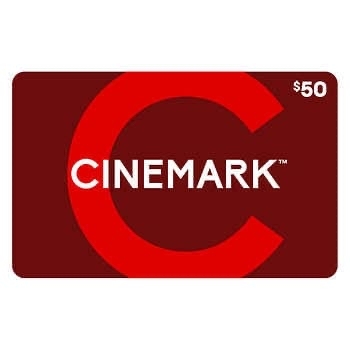 Cinemark Theatres $50 E-Gift Card - $39.99