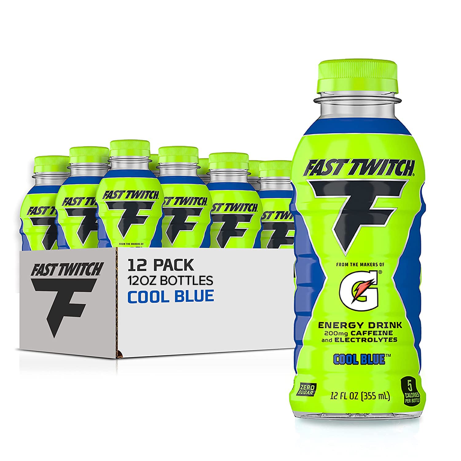 12-Count 12-Oz Gatorade Fast Twitch Zero Sugar Energy Drinks w/ 200mg ...