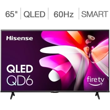 Costco Members: 65" Hisense 65QD65NF QD6 Series 4K UHD HDR Smart QLED TV