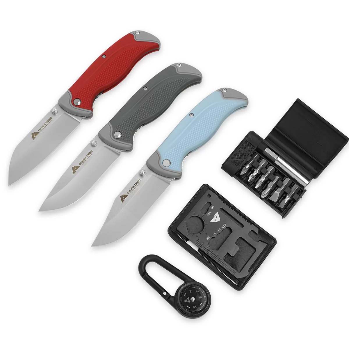 Ozark Trail Folding Pocket Knife Combo Set (6 Pcs) $9.97