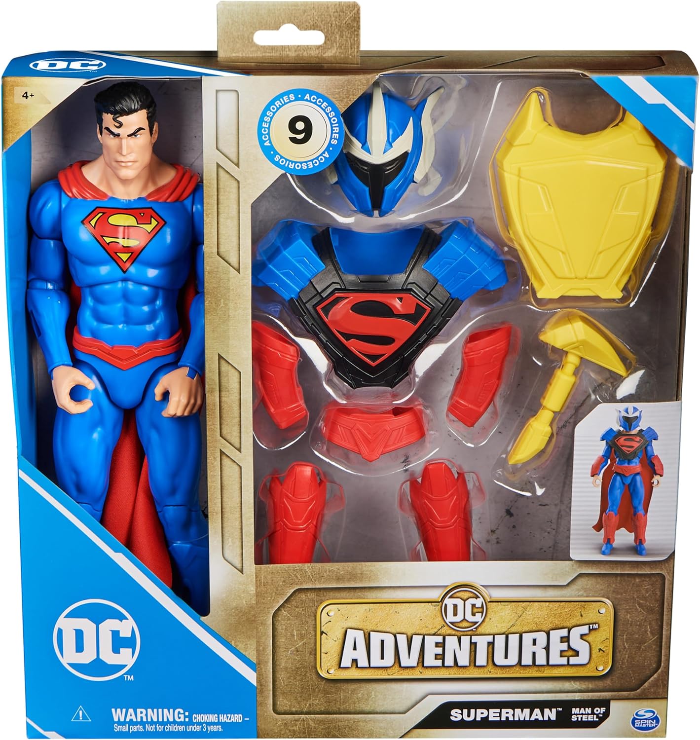 12 Inch Superman - Man Of Steel With Accessories, DC Comics Figure $8.01