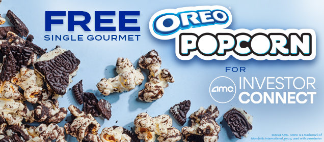 AMC Theatres Offer: FREE Single Gourmet Oreo Popcorn for AMC Investor ...