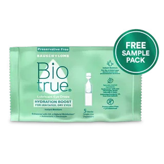 Biotrue Hydration Boost Lubricant Eye Drop Sample (5 Sterile Single-Use)