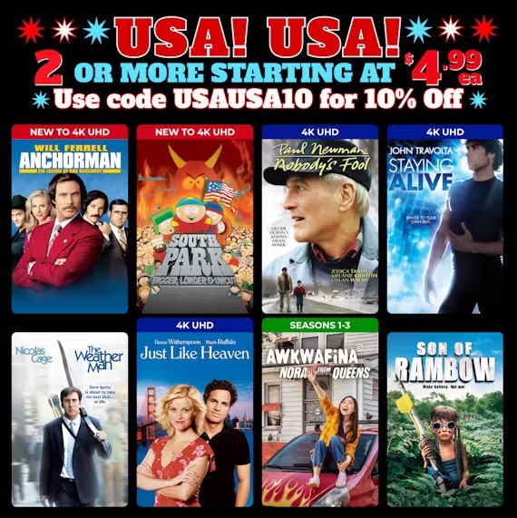 Paramount Digital Films (4K/HD): 2 for $9: South Park: Bigger, Longer & Uncut: Remastered ...