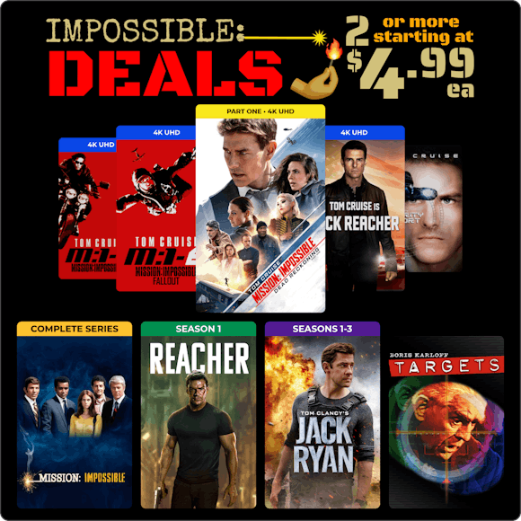 2 for $9.98 Digital Films: Mission: Impossible Dead Reckoning: Part One ...
