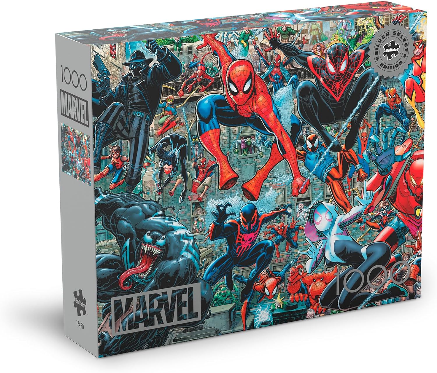 1000-Piece Buffalo Games Silver Select Marvel Spider-Verse Jigsaw Puzzle