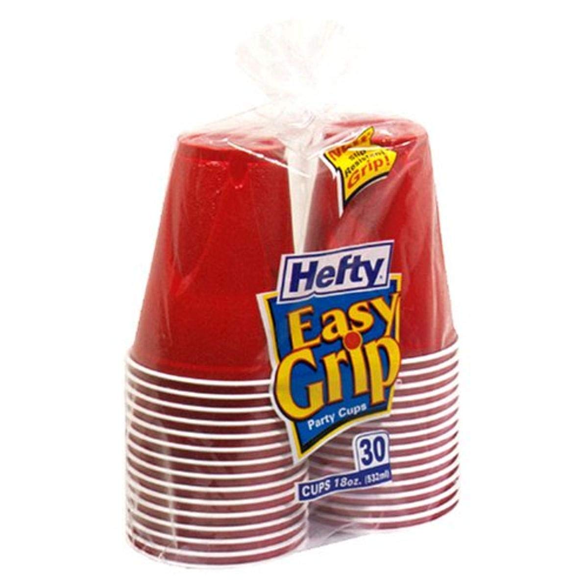 Hefty Easy Grip 18 Ounce Cups (Red), Case Pack, Twelve - (Pack of 30) $8.48