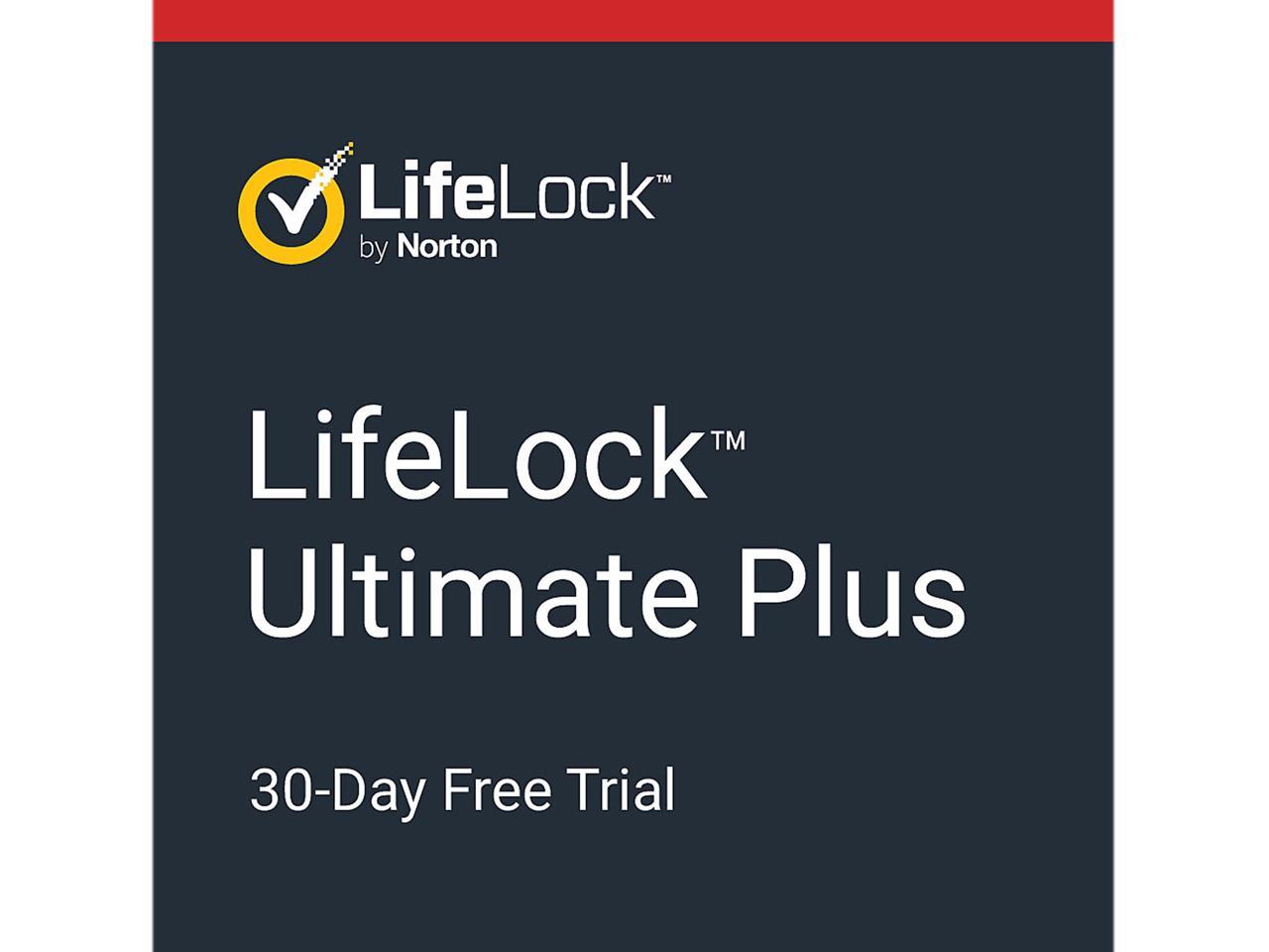 LifeLock Ultimate Plus Identity Theft Protection - 30 Day Free Trial $0.01