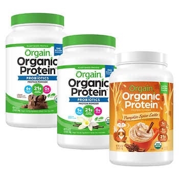Costco Members: 2.74 lb Orgain USDA Organic Plant Protein Powder ...