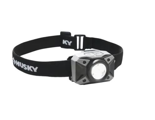 Husky 500 Lumens Multi-Setting LED Headlamp Flashlight, Impact and ...