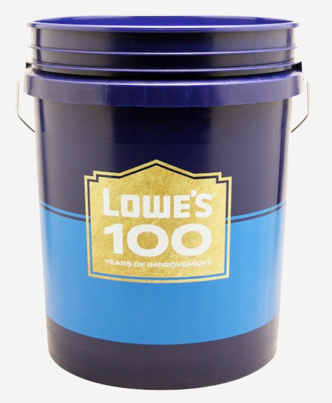 Leaktite Lowe’s 5-Gallon 100 Year Anniversary Bucket 5-Gallon Plastic ...