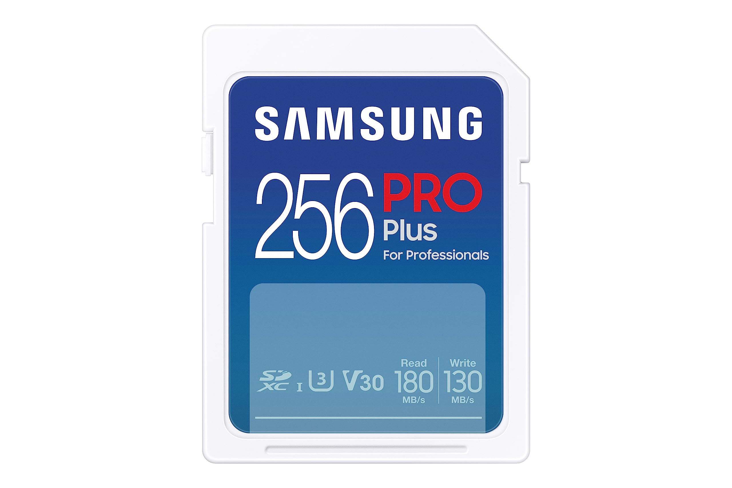 SAMSUNG PRO Plus Full Size 256GB SDXC Memory Card, Up to 180 MB/s, Full ...