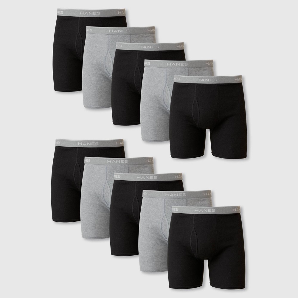 10-Pack Hanes Men's Comfort Soft Super Value Boxer Briefs (various)