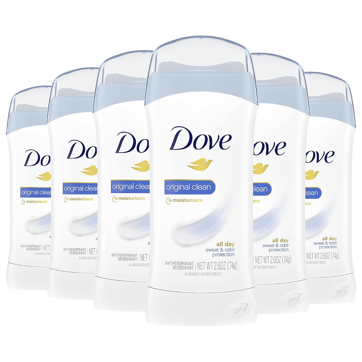 6-Pack 2.6-Oz Dove Women's Antiperspirant Deodorant (Original Clean ...