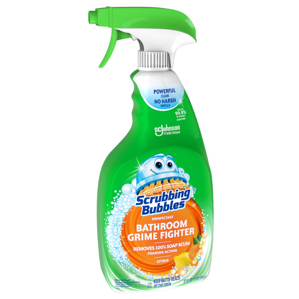 32-Oz Scrubbing Bubbles Disinfectant Bathroom Grime Fighter Spray ... 32-Oz Scrubbing Bubbles Disinfectant Bathroom Grime Fighter Spray ...