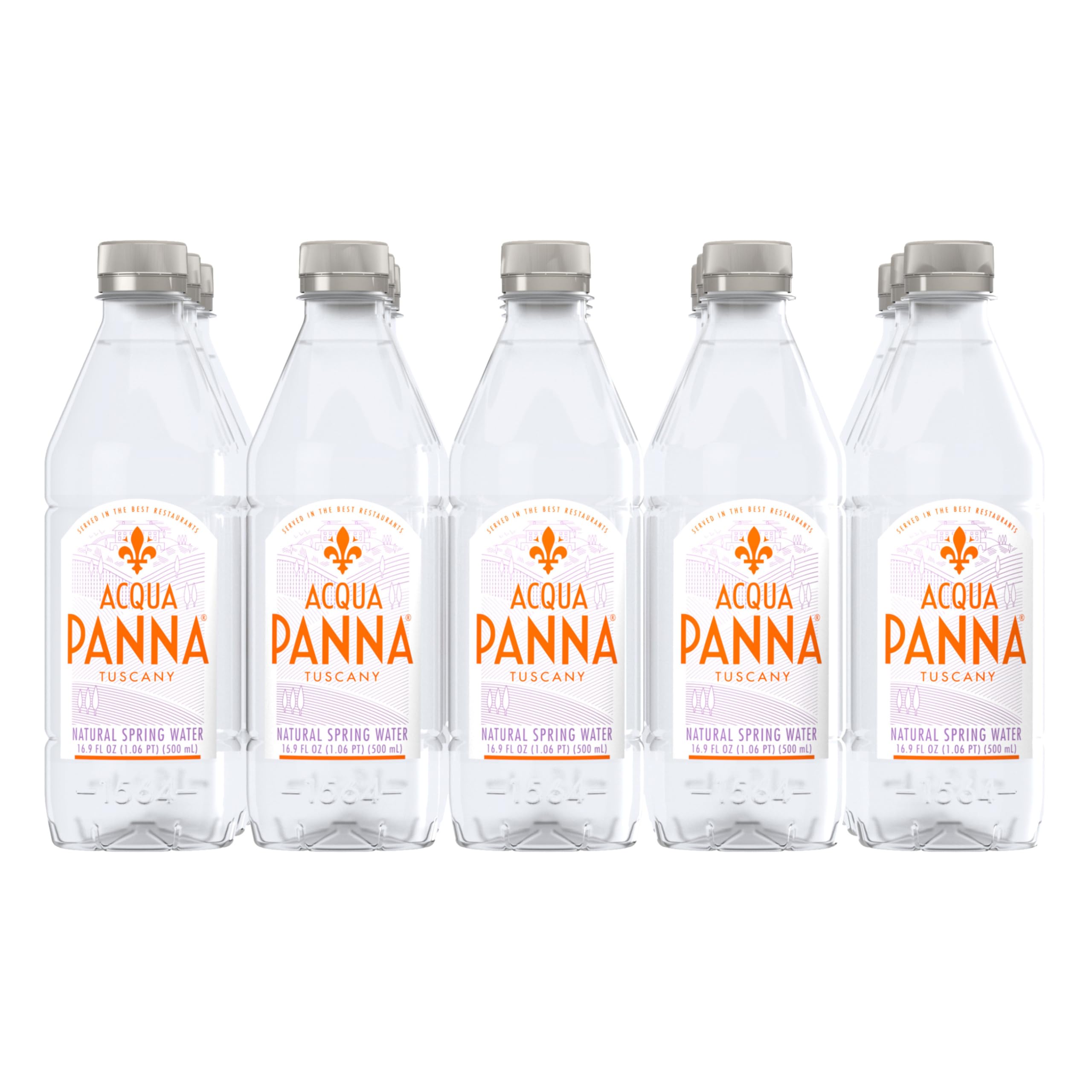 15-Pack 16.9-Oz Acqua Panna Natural Spring Water Plastic Bottles $12.14 ...