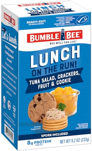 4-Pack 8.2-0Z Bumble Bee Lunch On The Run Tuna Salad with Crackers Kit ...