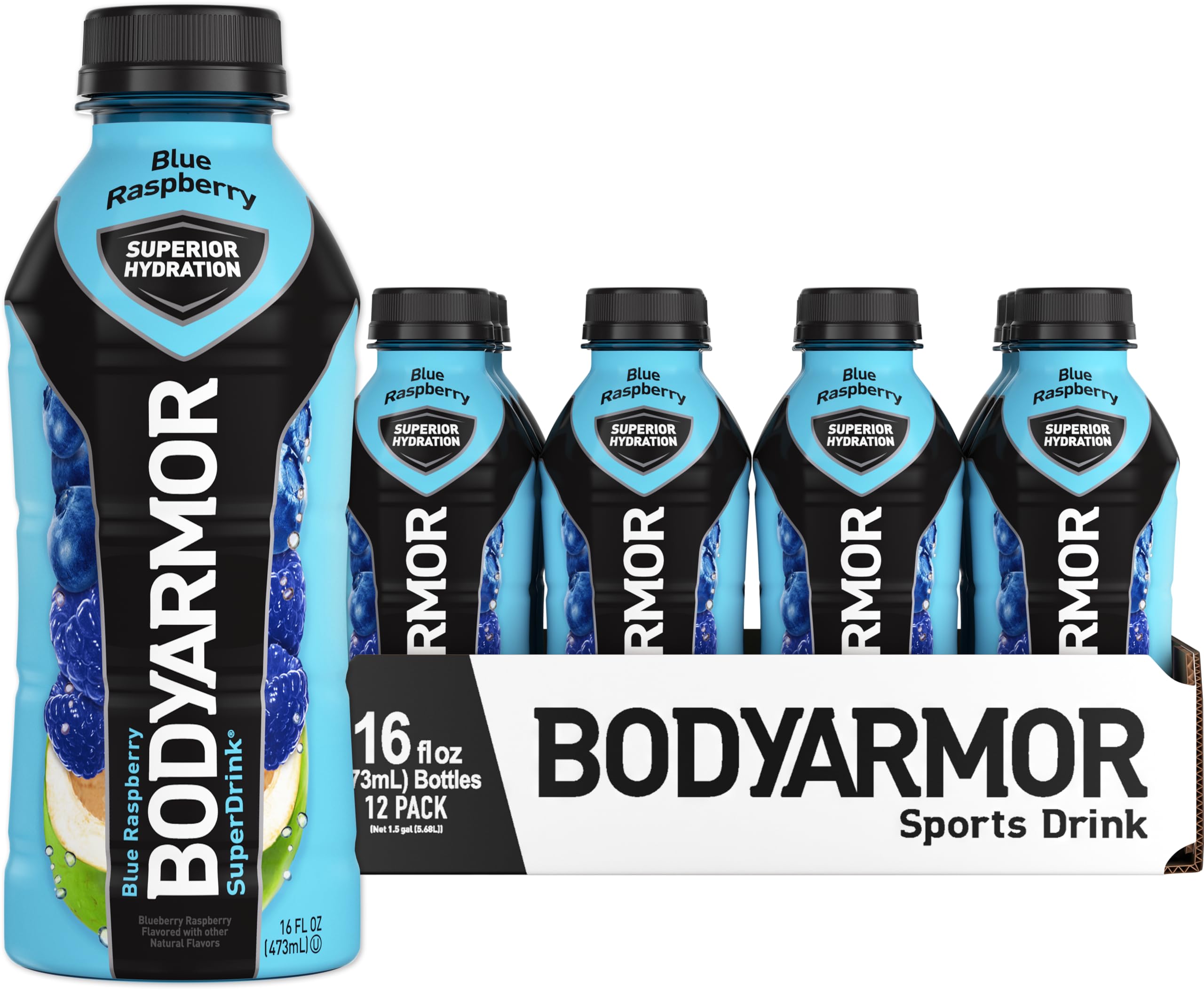 12-Pack 16-Oz BODYARMOR Sports Drink (Blue Raspberry) $8.44 w/ S&S ...