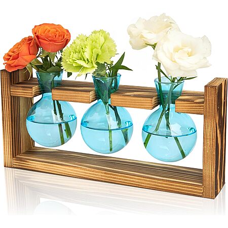 XXXFLOWER Glass Plant Terrarium Propagation Station, Gifts for Mom ...