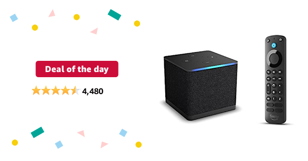 Amazon.com: Fire TV Cube with Alexa Voice Remote Pro - $137.98