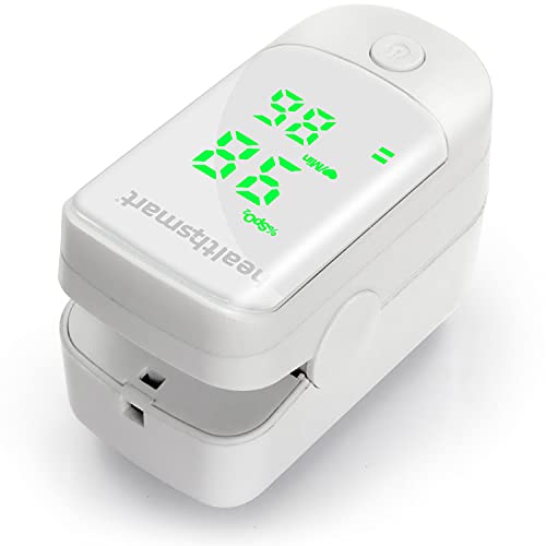 HealthSmart Pulse Oximeter for Fingertip - Green LED Display $7 + FS w ...
