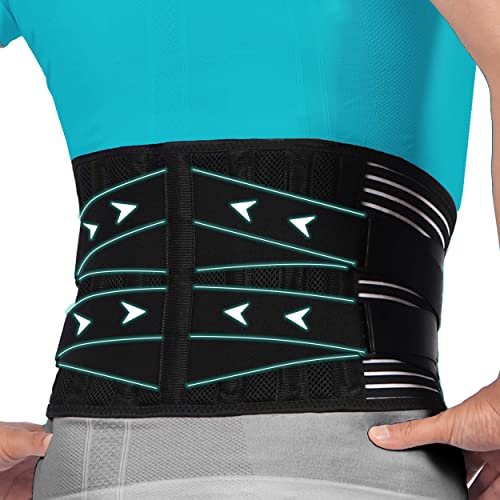 Modvel Lower Back Lumbar Support Brace: XL $24.40, XXL $24.70, S/M/L