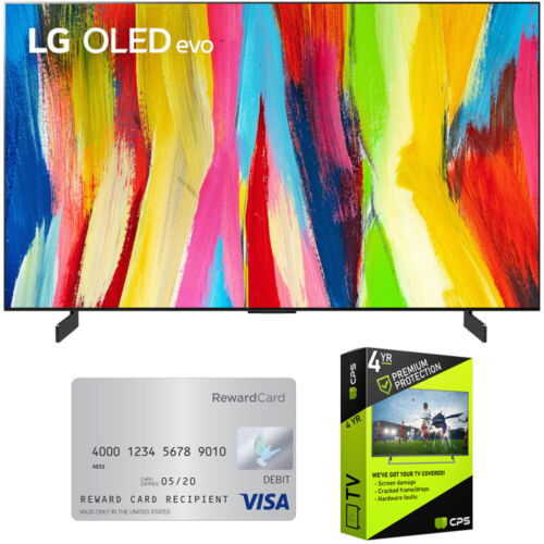 42" LG C2 4K OLED TV + 4-Year Warranty + $50 Visa Gift Card