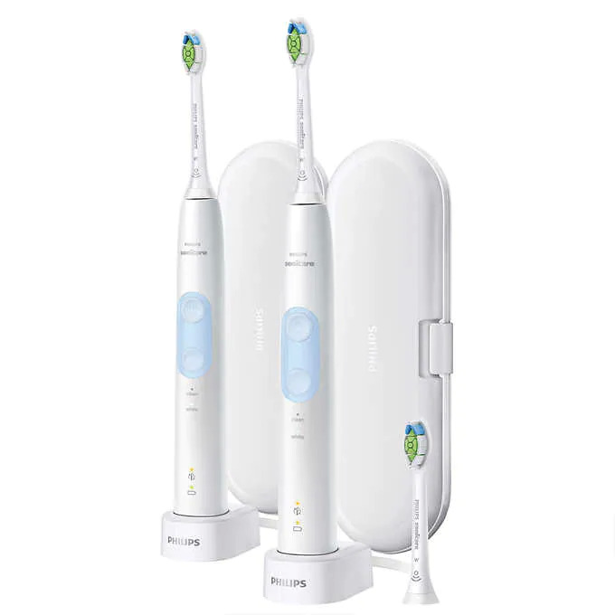 2-pack Philips Sonicare HX6 Optimal Clean Rechargeable Toothbrush $69.99
