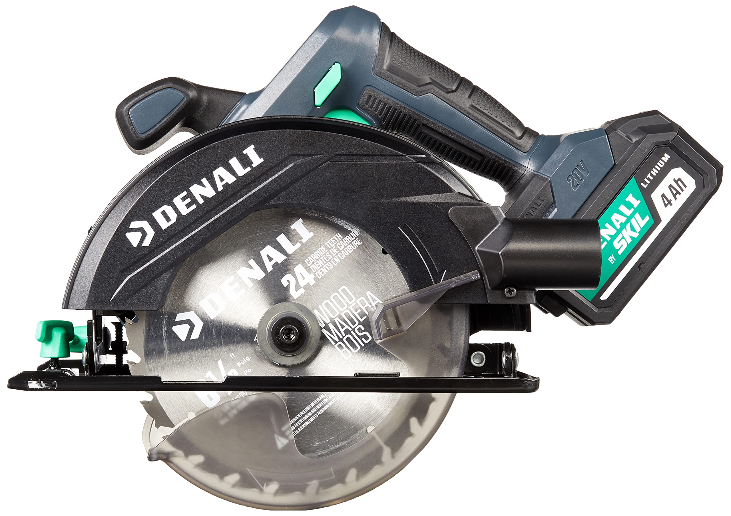 Amazon Brand - Denali by SKIL 20V 6-1/2 Inch Cordless Circular Saw Kit ...
